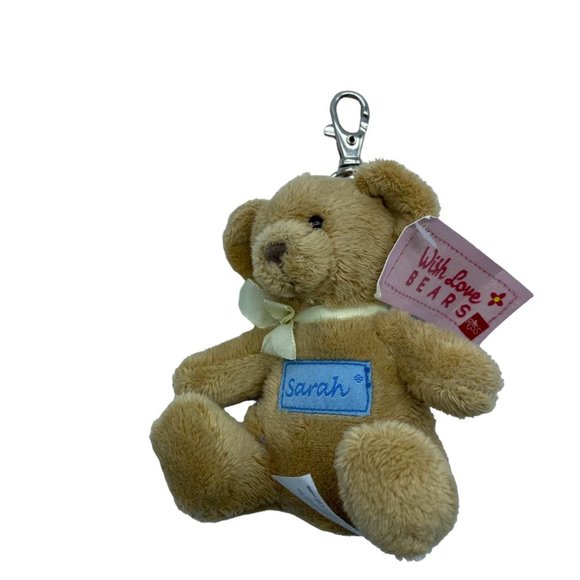 Russ Berrie and Co. | Toys | Nwt Russ Floral Bow Sarah Bear Backpack ...